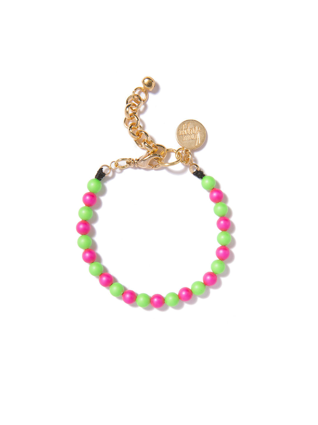 SUGAR COATED PEARL BRACELET (PINK AND GREEN) – Venessa Arizaga